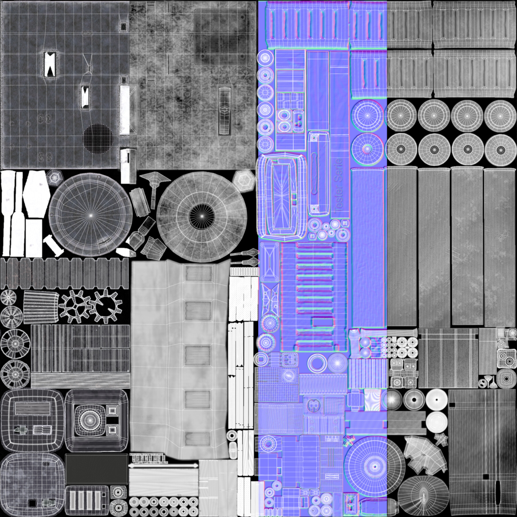 ArtStation - Auto Turret (4k textureMap with 3D object) | Game Assets