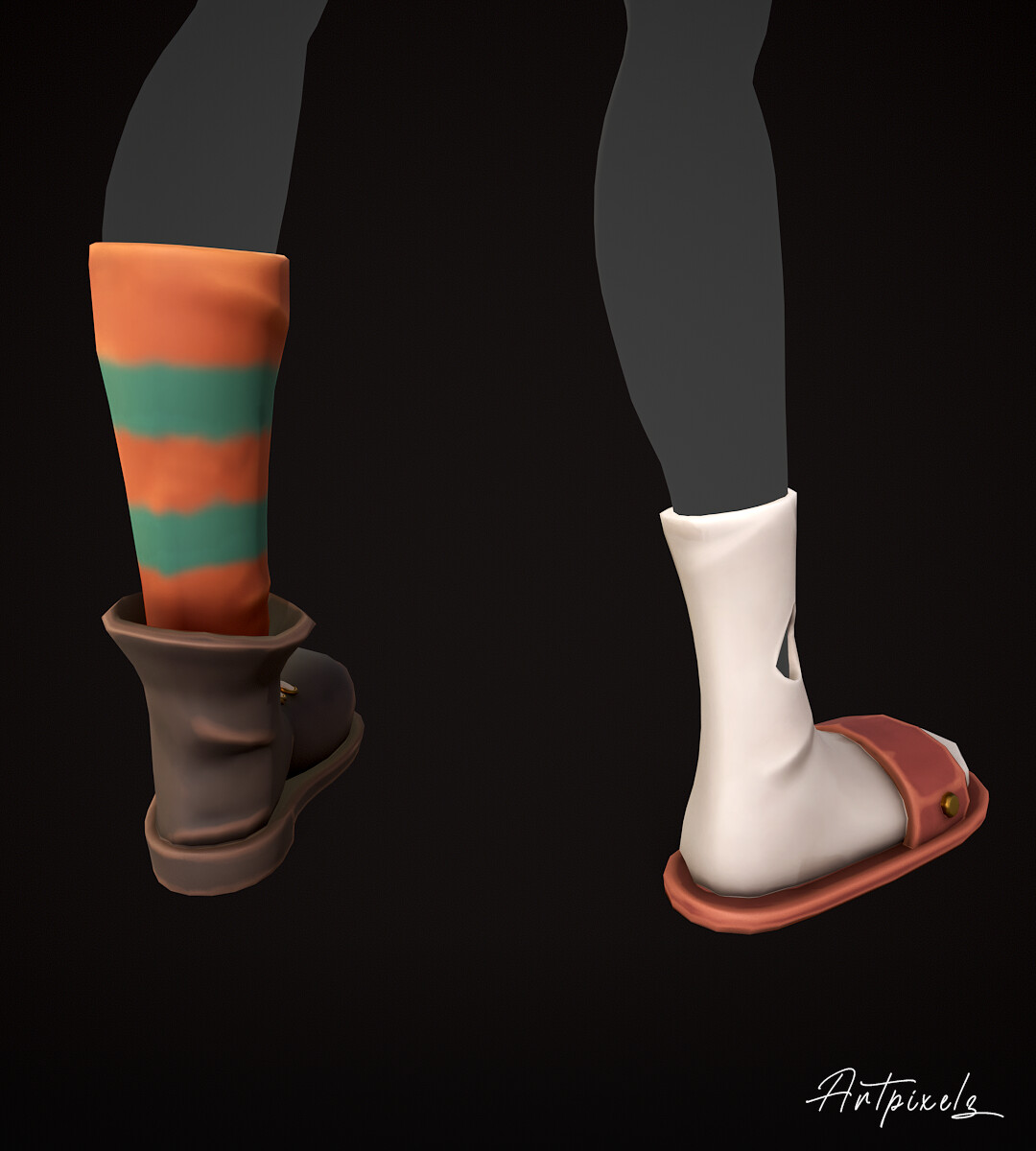 ArtStation - Stylized Shoes | Game Assets