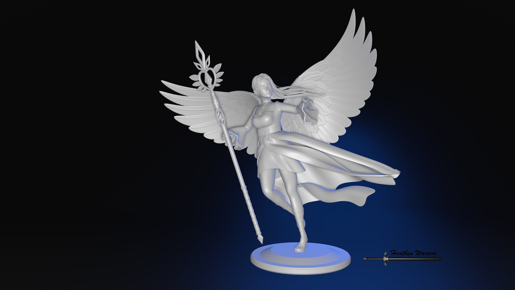 ArtStation - 3D Printable Character - Angel | Resources