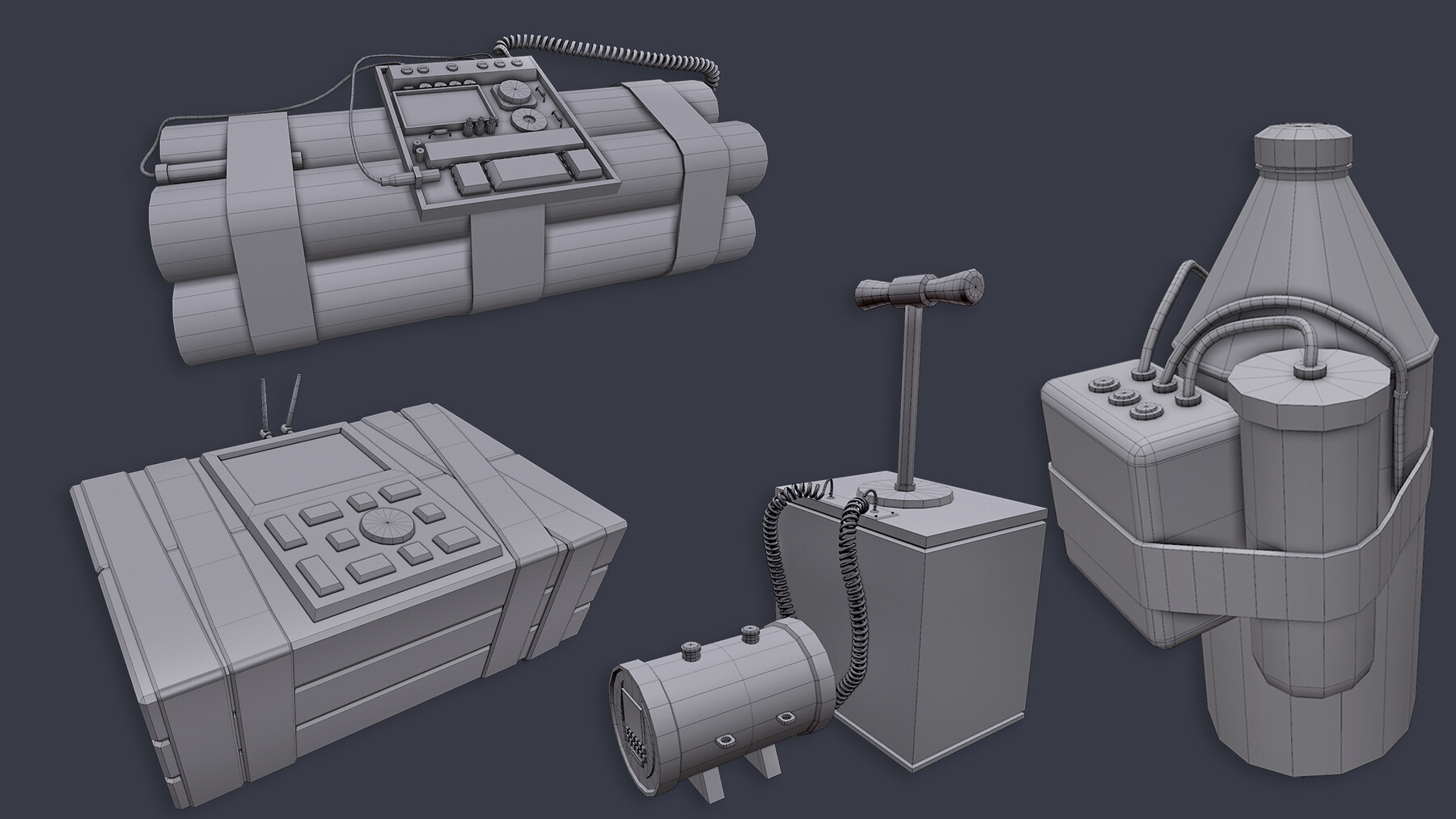 ArtStation - Bomb Base Mesh | Game Assets