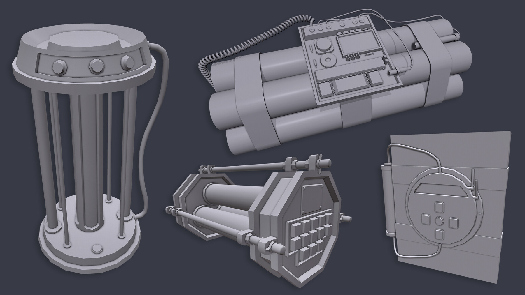 ArtStation - Bomb Base Mesh | Game Assets