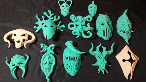 ArtStation - Masks collection 3d print | Resources