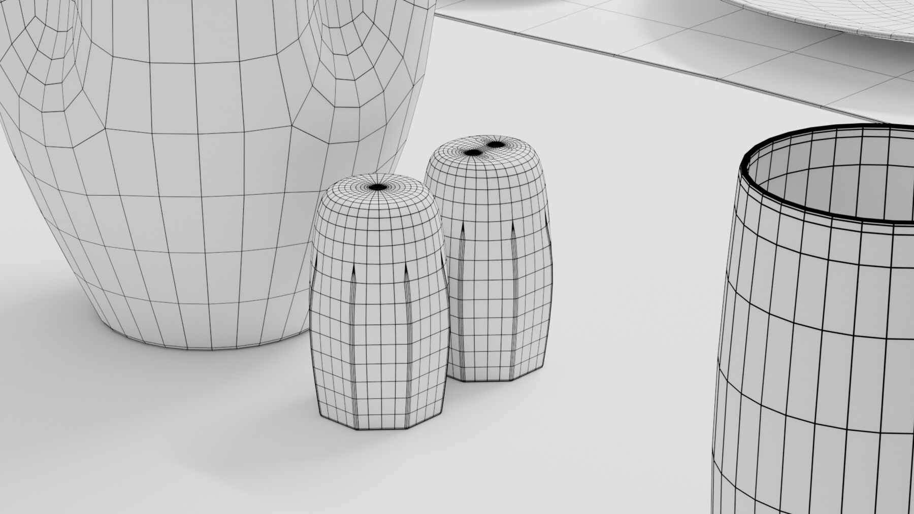 ArtStation - Dining Table 03 | Game Assets