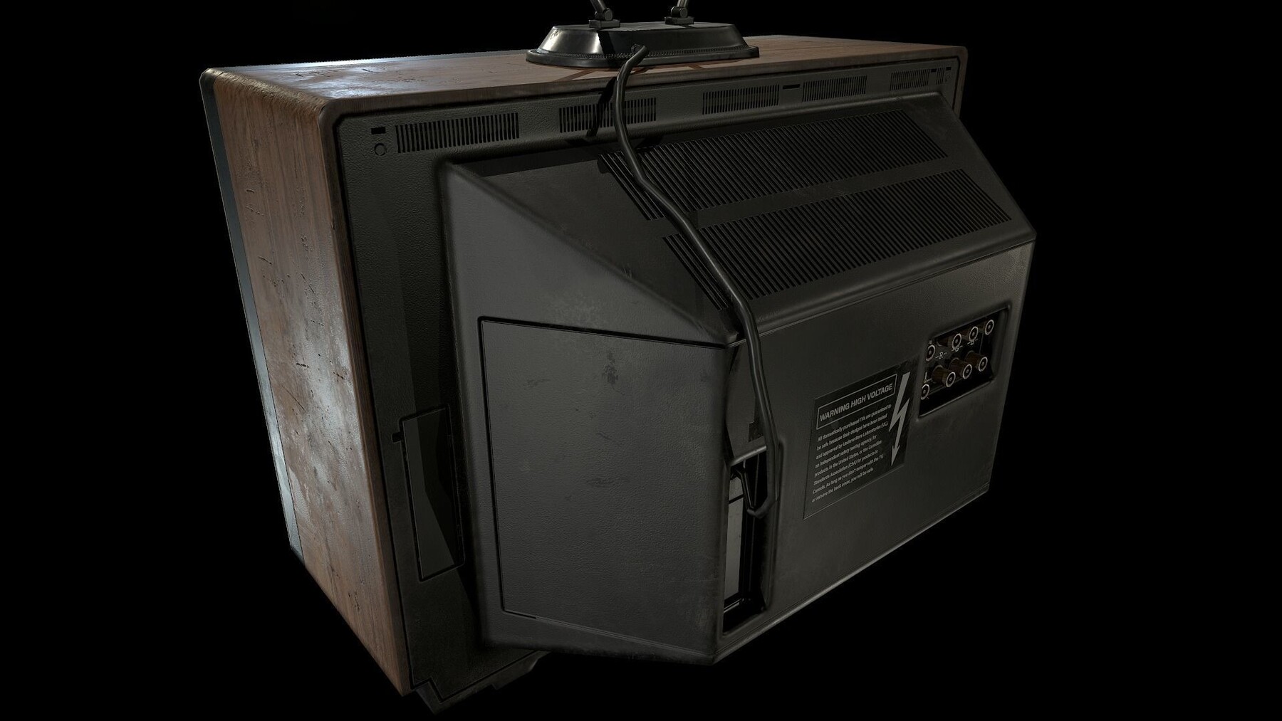 ArtStation - Vintage TV | Game Assets