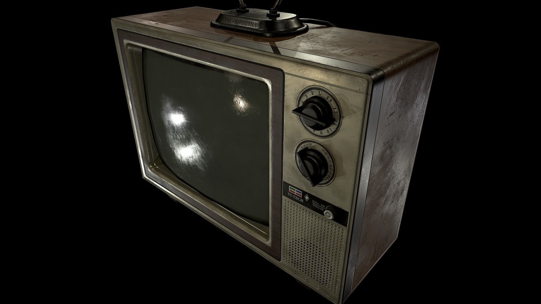 ArtStation - Vintage TV | Game Assets
