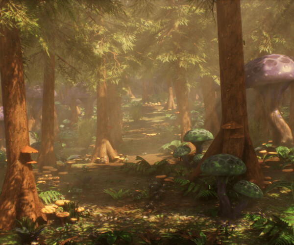 ArtStation - Fantasy Forest - Forest Environment | Game Assets