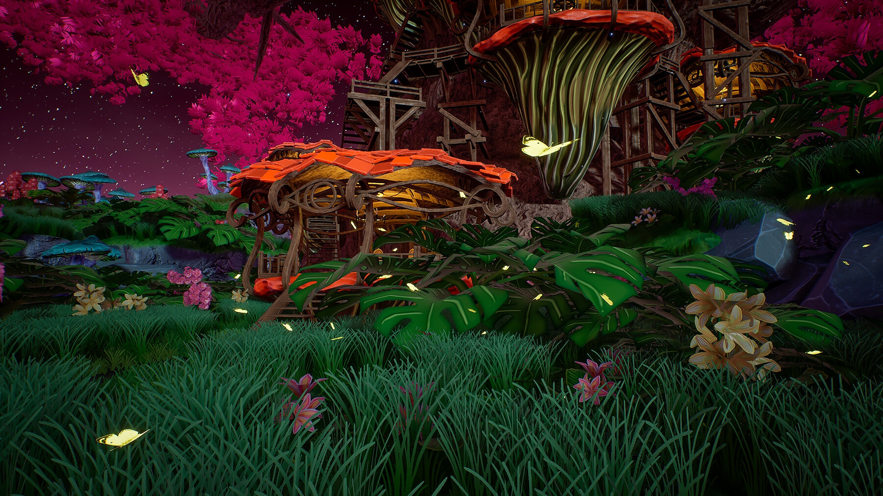 ArtStation - Fantasy Forest - Magic Forest - Elven Forest - Stylized ...