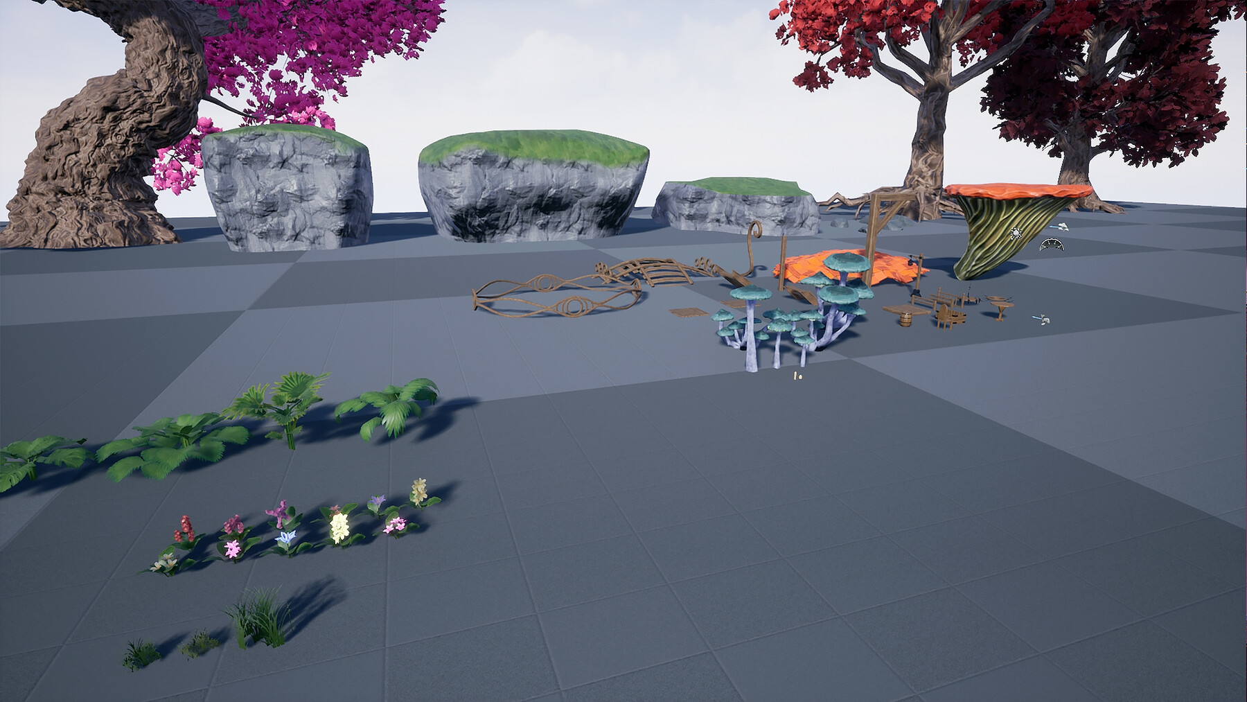 ArtStation - Fantasy Forest - Magic Forest - Elven Forest - Stylized ...