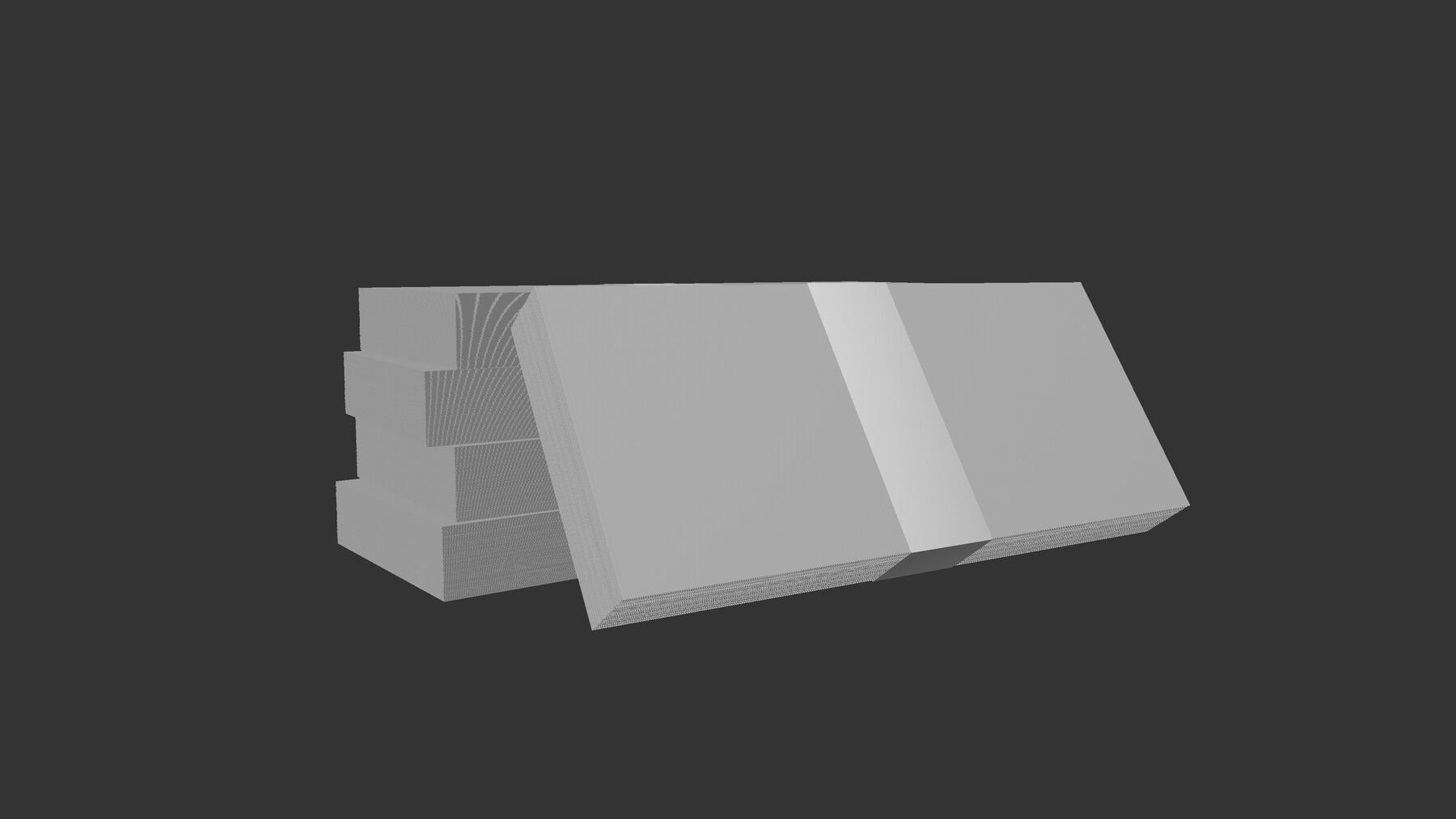 ArtStation - 3D Model of 4 Banknote pack. | Resources