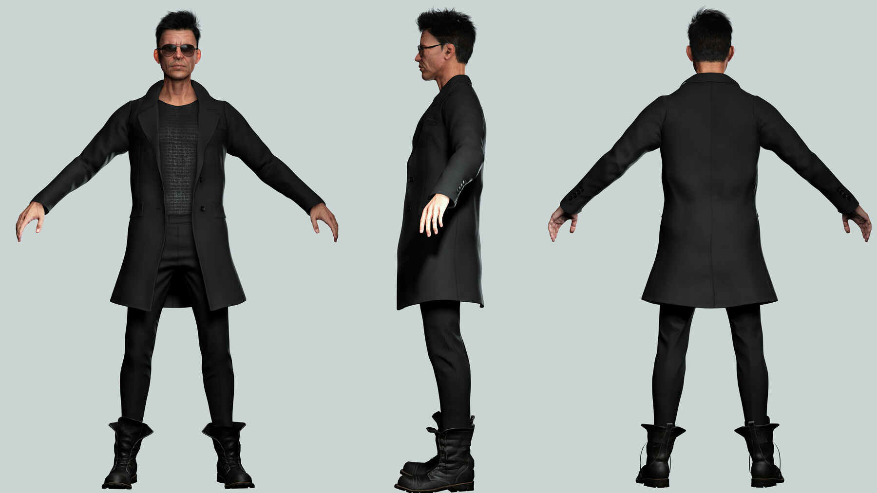 ArtStation - Realistic Secret Agent Man Ready unreal Blender | Game Assets