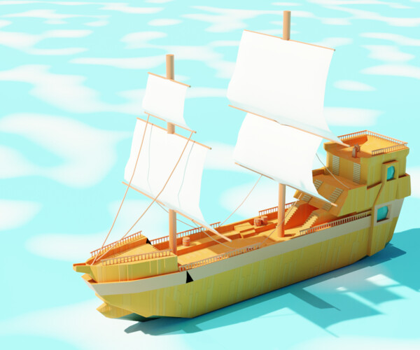 ArtStation - Ship | Game Assets