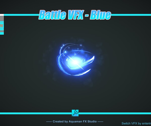 ArtStation - Battle VFX - Blue - URP And HDRP | Game Assets