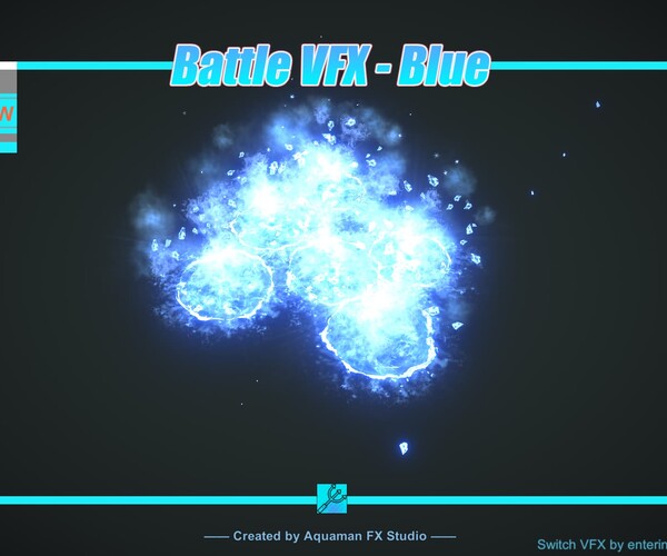 ArtStation - Battle VFX - Blue - URP And HDRP | Game Assets