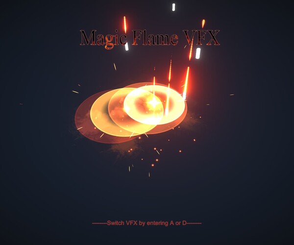 ArtStation - Unity Magic Flame VFX Effect | Game Assets
