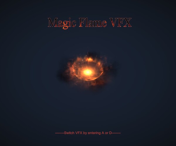 ArtStation - Unity Magic Flame VFX Effect | Game Assets