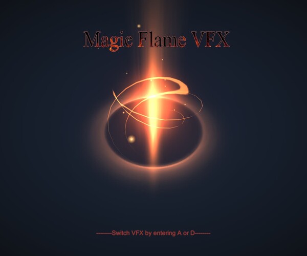 ArtStation - Unity Magic Flame VFX Effect | Game Assets