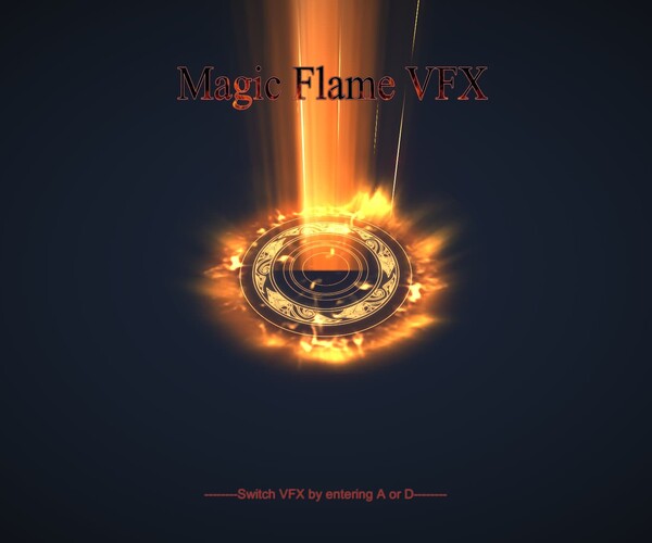 ArtStation - Unity Magic Flame VFX Effect | Game Assets