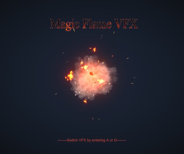 ArtStation - Unity Magic Flame VFX Effect | Game Assets