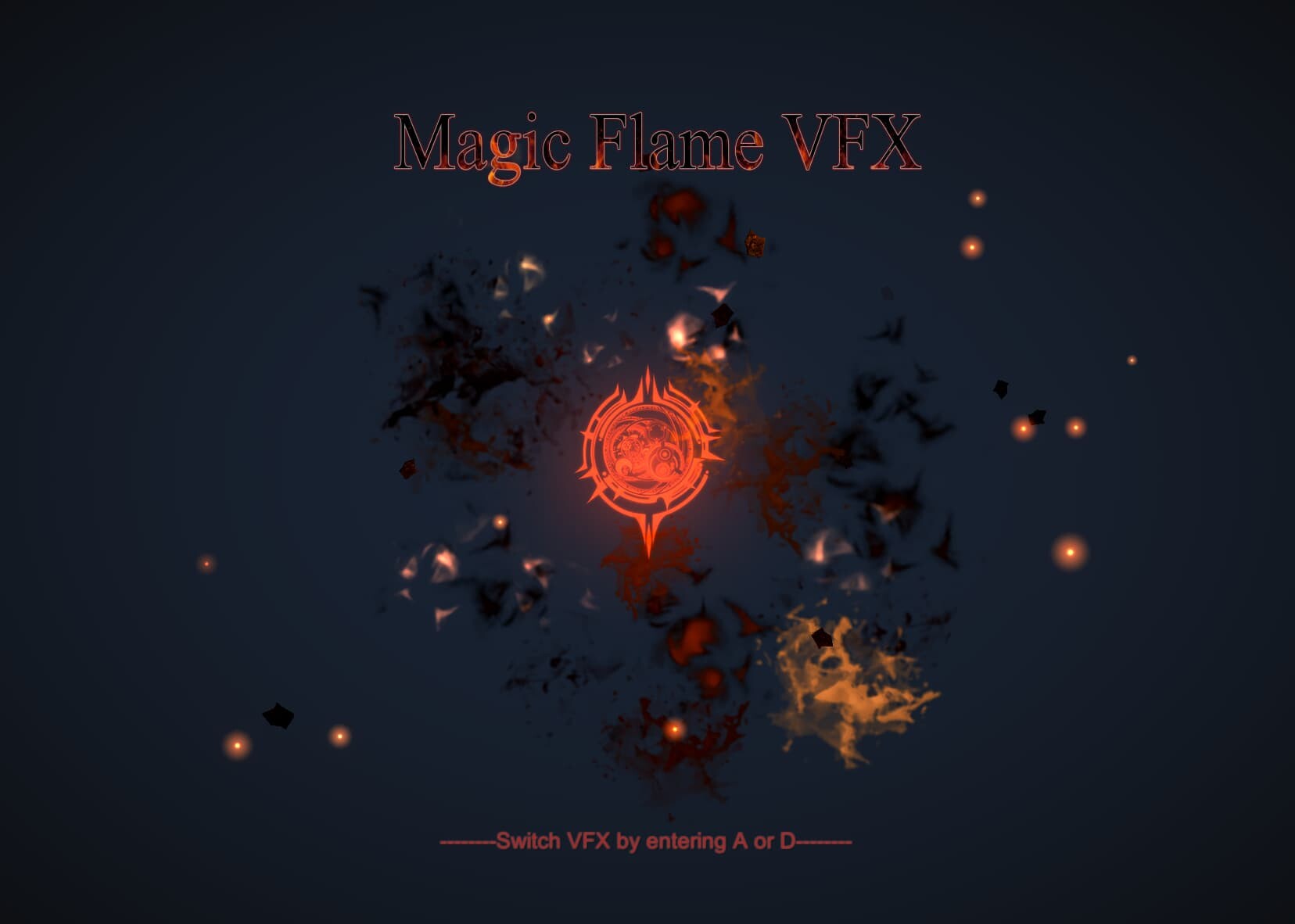 ArtStation - Unity Magic Flame VFX Effect | Game Assets