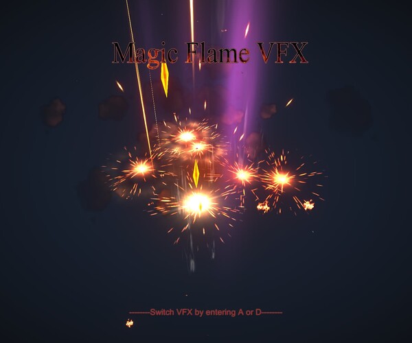 ArtStation - Unity Magic Flame VFX Effect | Game Assets