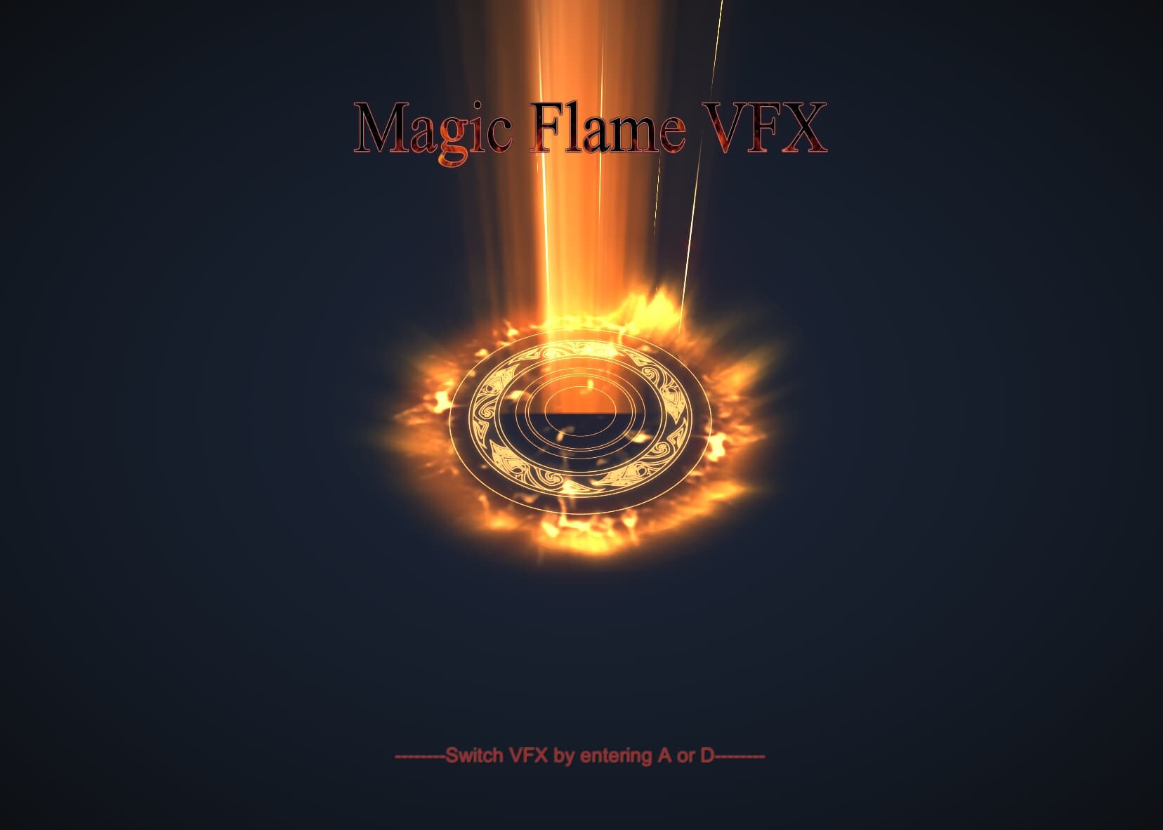 ArtStation - Unity Magic Flame VFX Effect - URP And HDRP | Game Assets