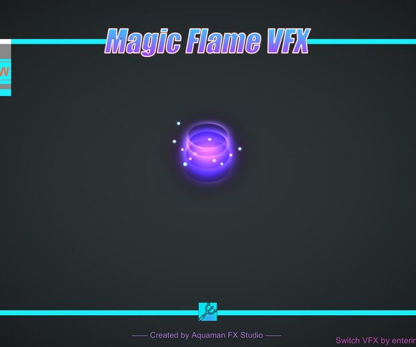 ArtStation - Unity Magic Flame VFX 2 Effect (Black Magic) | Game Assets
