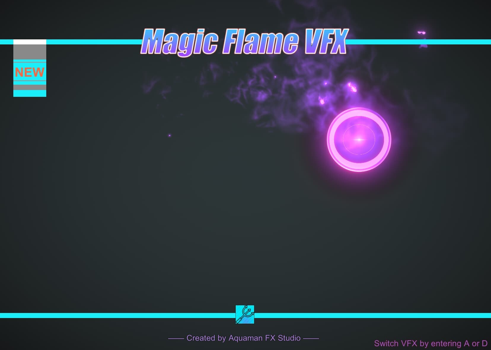 ArtStation - Unity Magic Flame VFX 2 Effect (Black Magic) | Game Assets