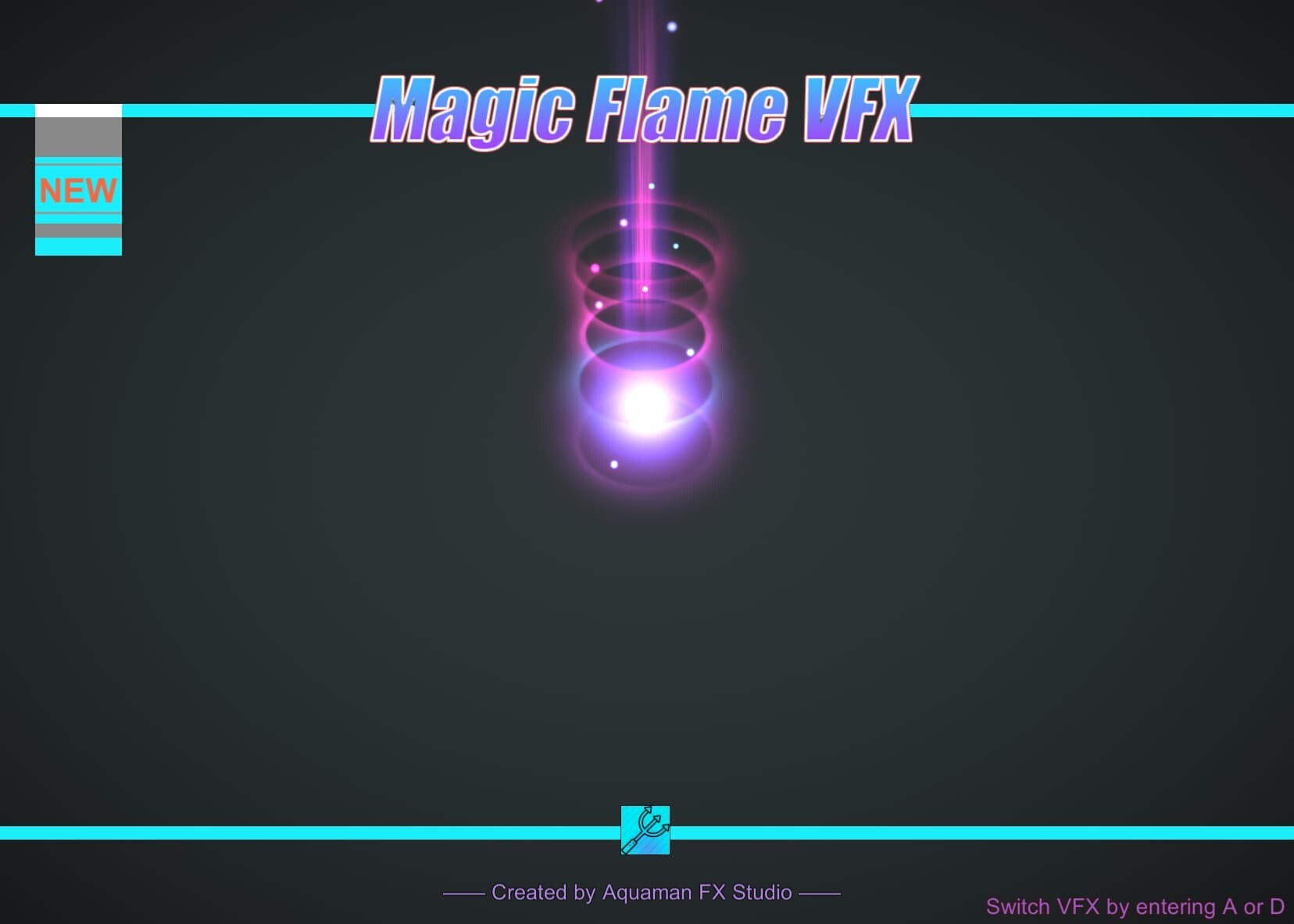 ArtStation - Unity Magic Flame VFX 2 Effect (Black Magic) | Game Assets