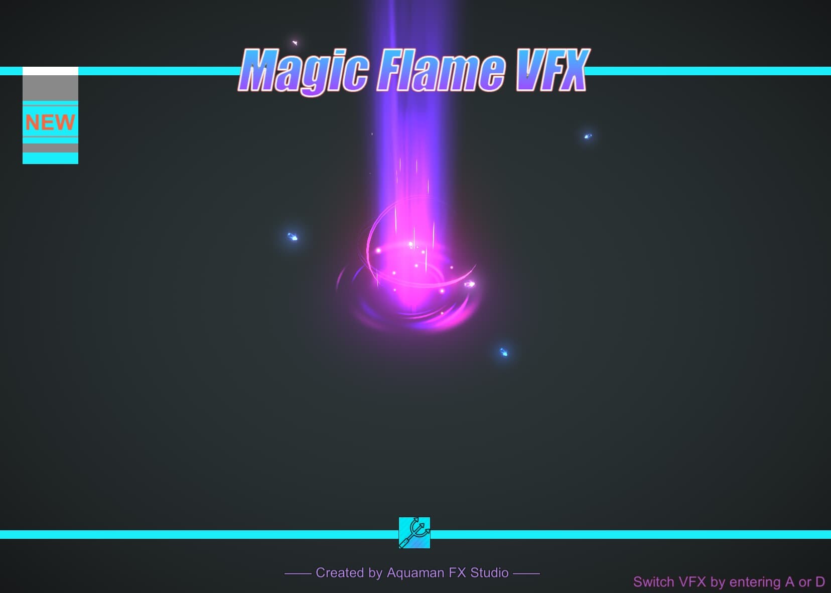 ArtStation - Unity Magic Flame VFX 2 Effect (Black Magic) | Game Assets