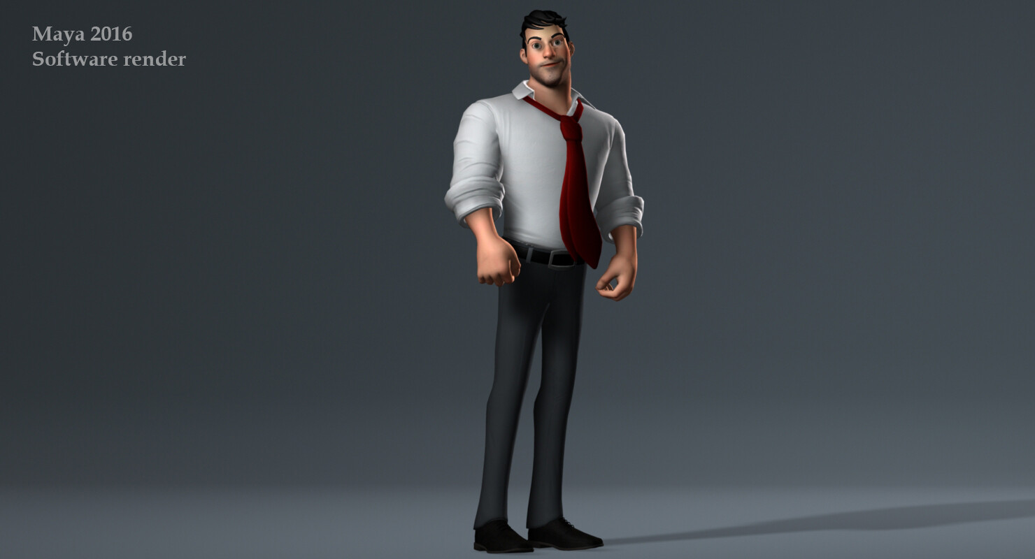 ArtStation - corporate man | Game Assets