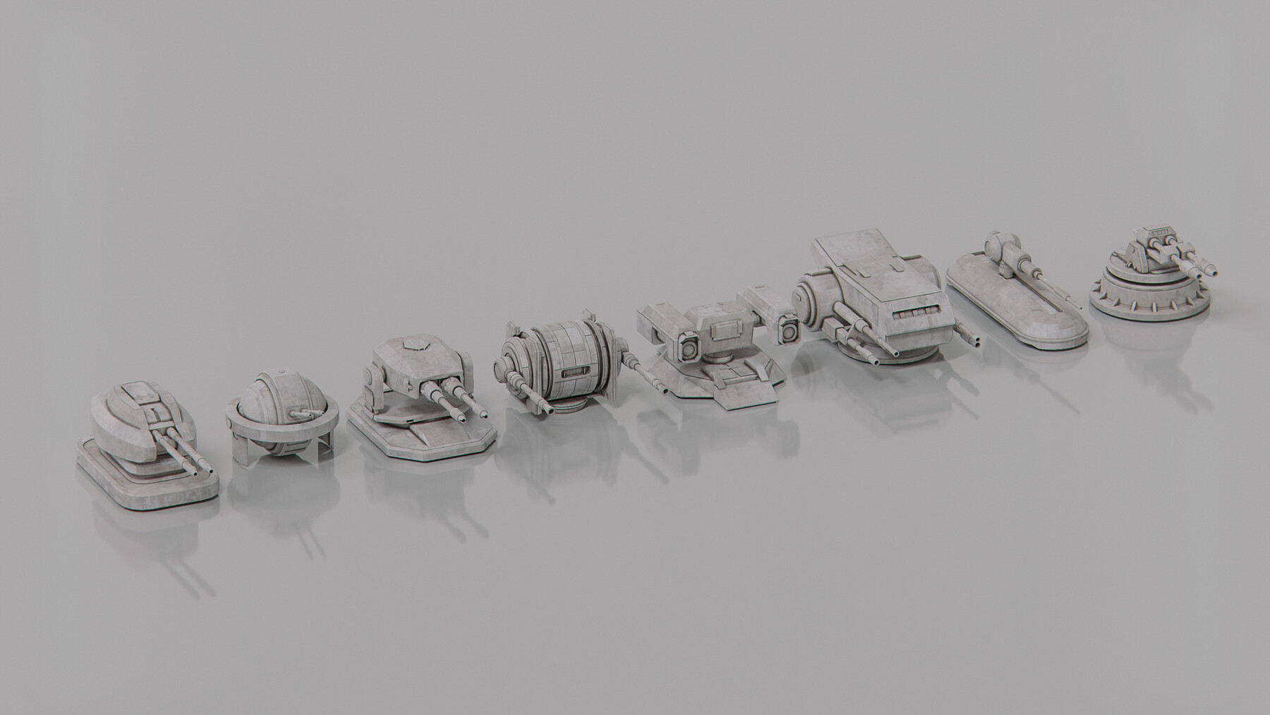 ArtStation - Sci-Fi Turrets and Guns Pack Vol2 - Star Wars | Resources