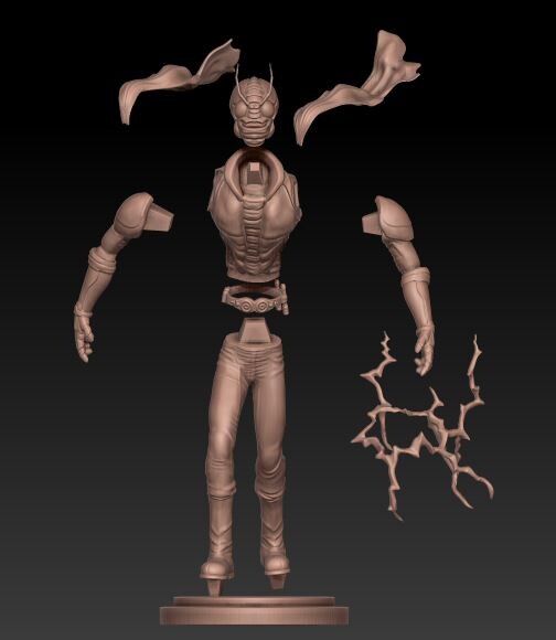 ArtStation - Kamen Rider V3 Scale 30cm Model for 3D Printer 3D print ...