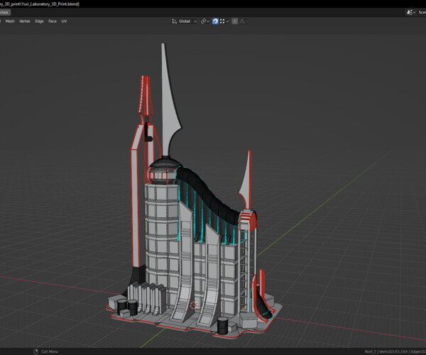 ArtStation - Red Alert 2. Yuri Laboratory for 3D printing. | Resources