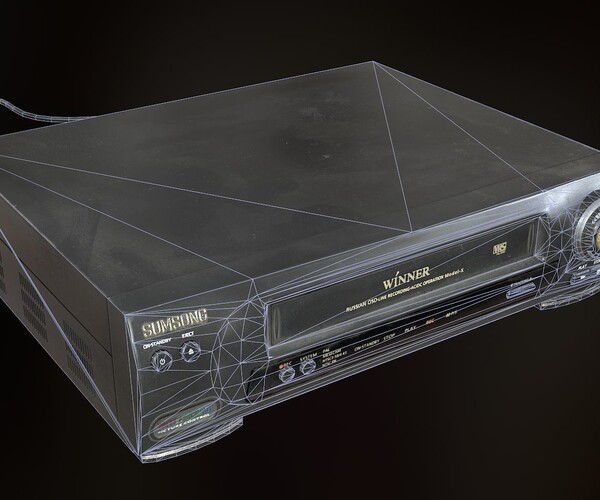 ArtStation - Video Player VCR VHS | Game Assets