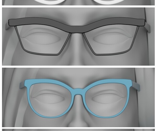 ArtStation - Eyeglasses | Game Assets