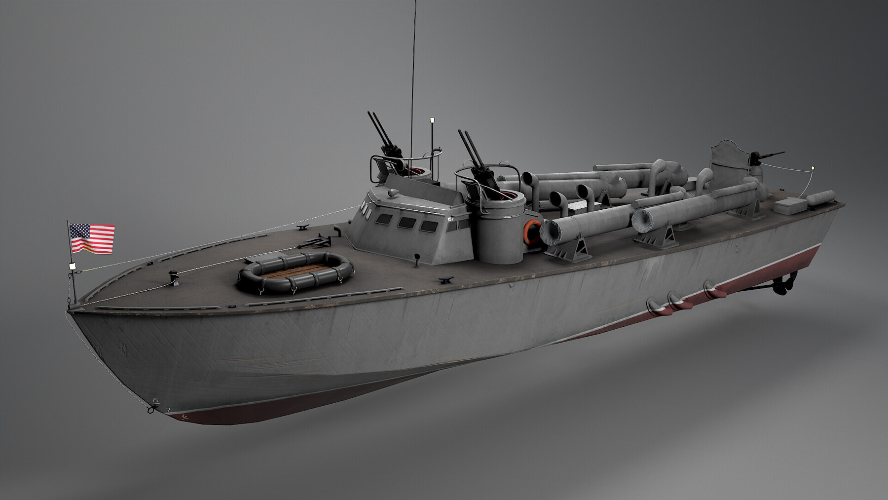 ArtStation - Higgins PT-71 boat | Game Assets