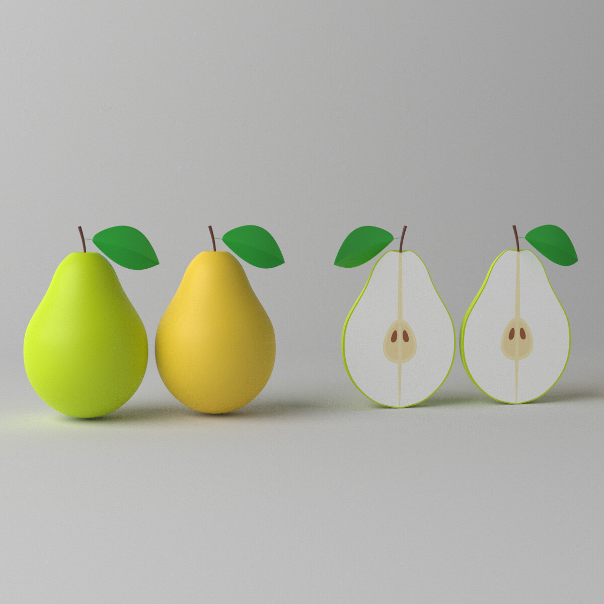 Pear Cartoon