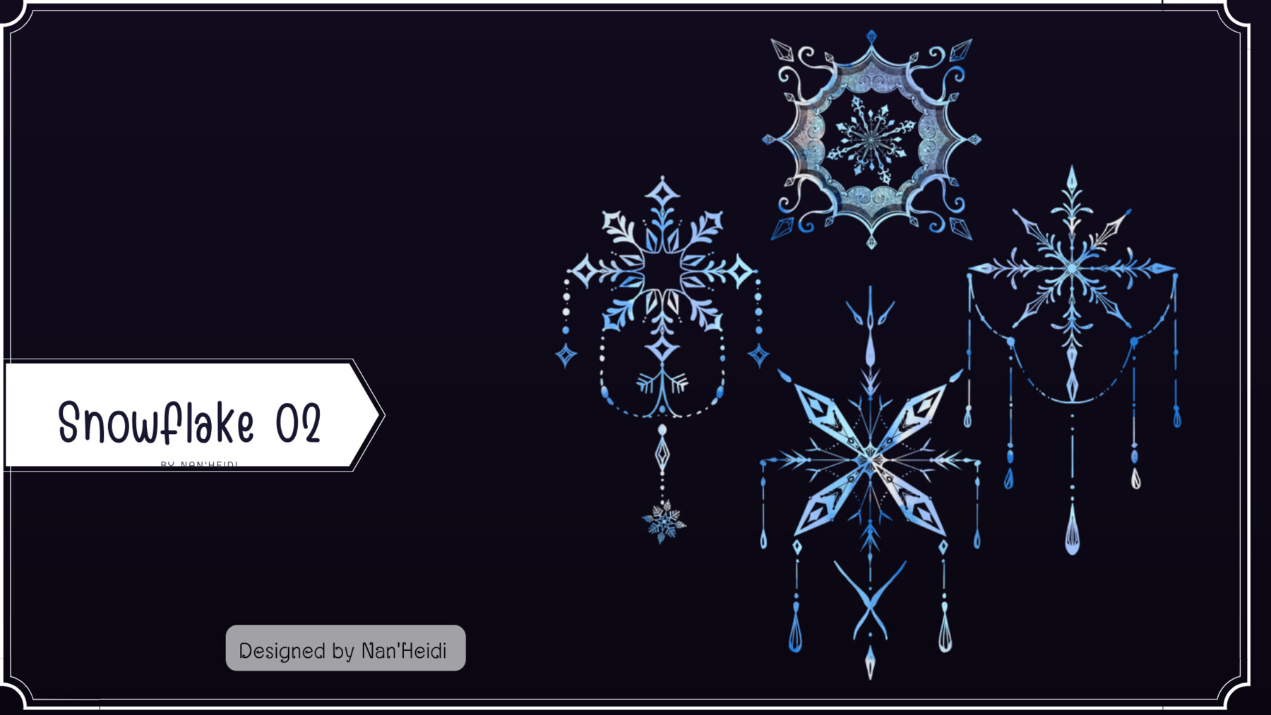 ArtStation - 28 Snowflake 02 NHD | Artworks