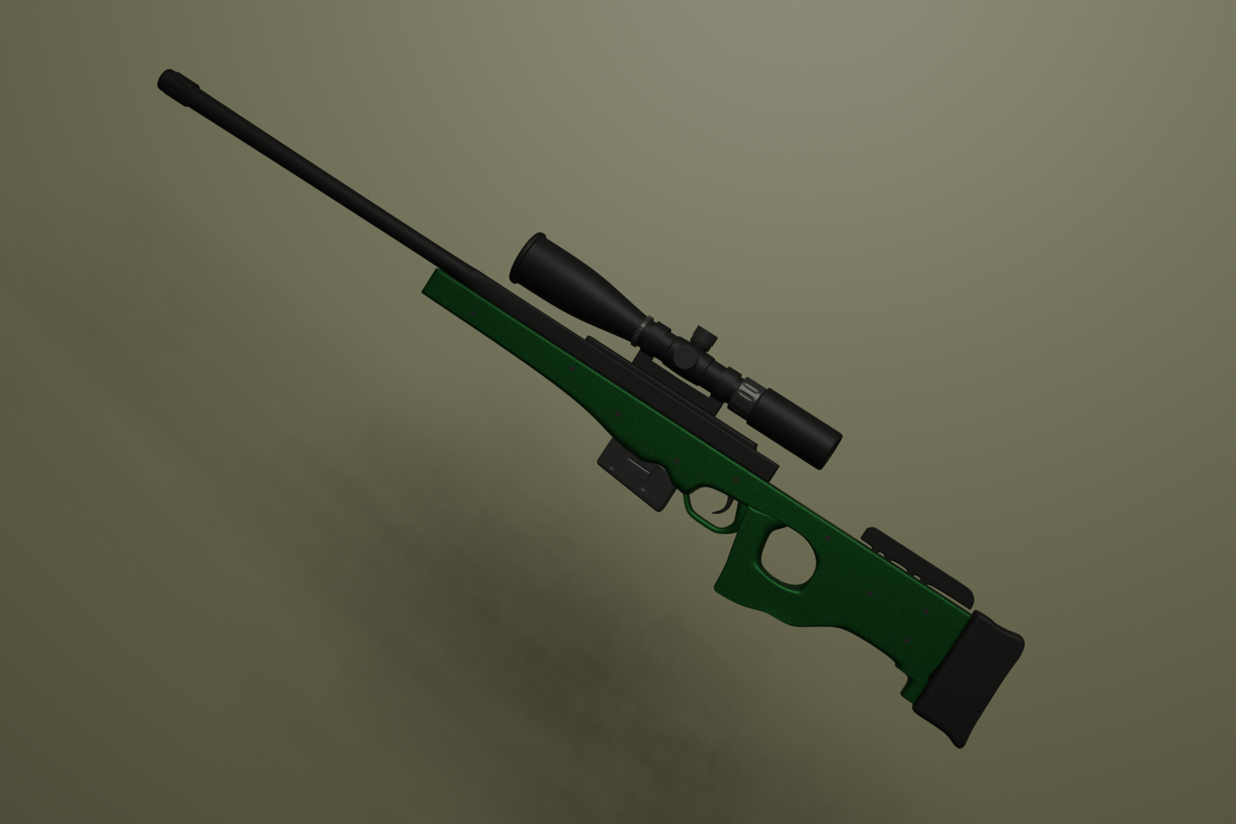 ArtStation - Arctic Warfare Magnum (AWM) - 3d game ready asset | Game ...