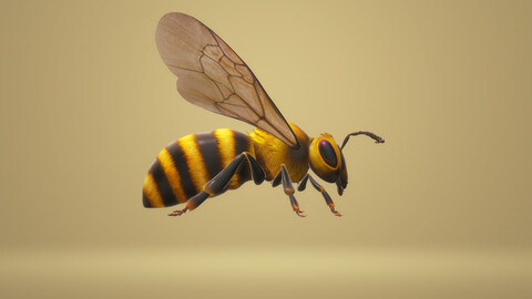 ArtStation - 3D Bee Model | Resources