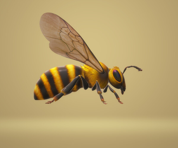 ArtStation - 3D Bee Model | Resources