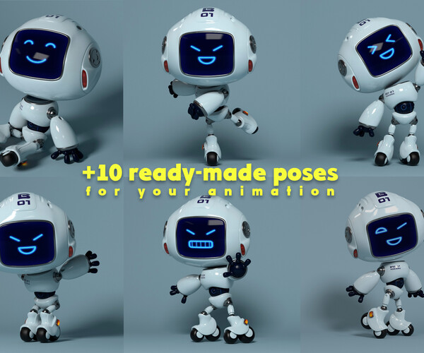 ArtStation - Robot collection: Norman and Lussy | Resources