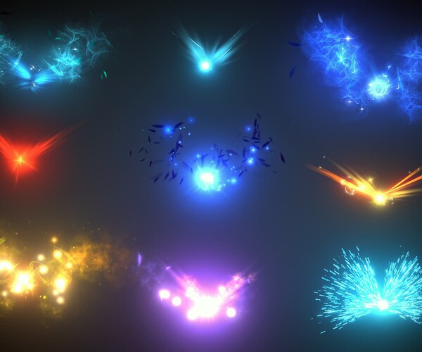 ArtStation - Unity Jet Wings Art Particle Visual Effects | Game Assets