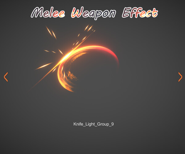 Artstation Unity Melee Weapon Visual Effects Game Assets