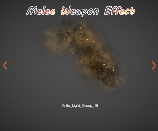 Artstation Unity Melee Weapon Visual Effects Game Assets
