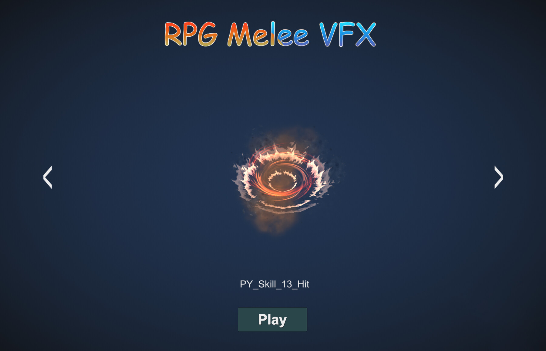 Artstation Unity Rpg Melee Vfx Visual Effects Game Assets