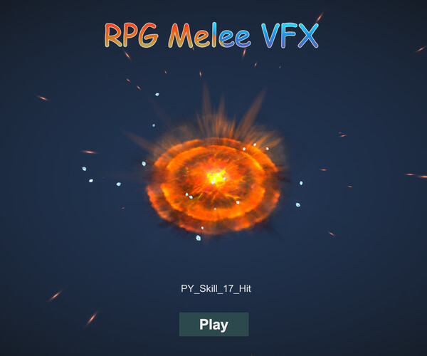 Artstation Unity Rpg Melee Vfx Visual Effects Game Assets