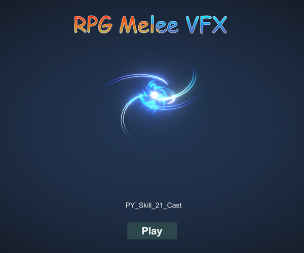 Artstation Unity Rpg Melee Vfx Visual Effects Game Assets