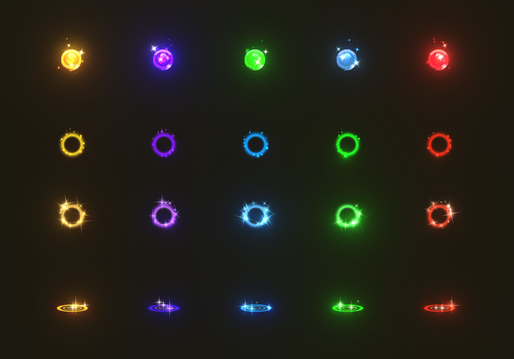 ArtStation - Unity UI Magic Vol.1 Visual Effects | Game Assets