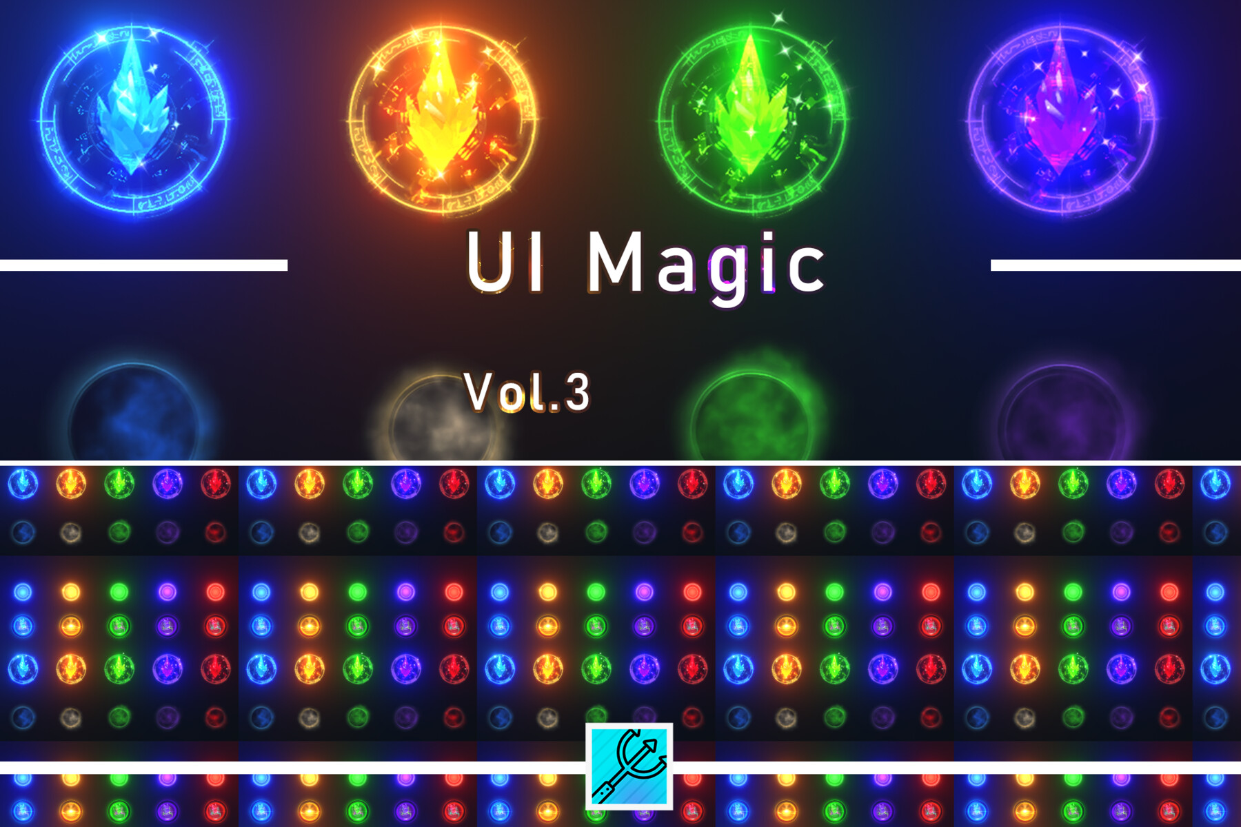 Artstation Unity Ui Magic Vol3 Visual Effects Game Assets
